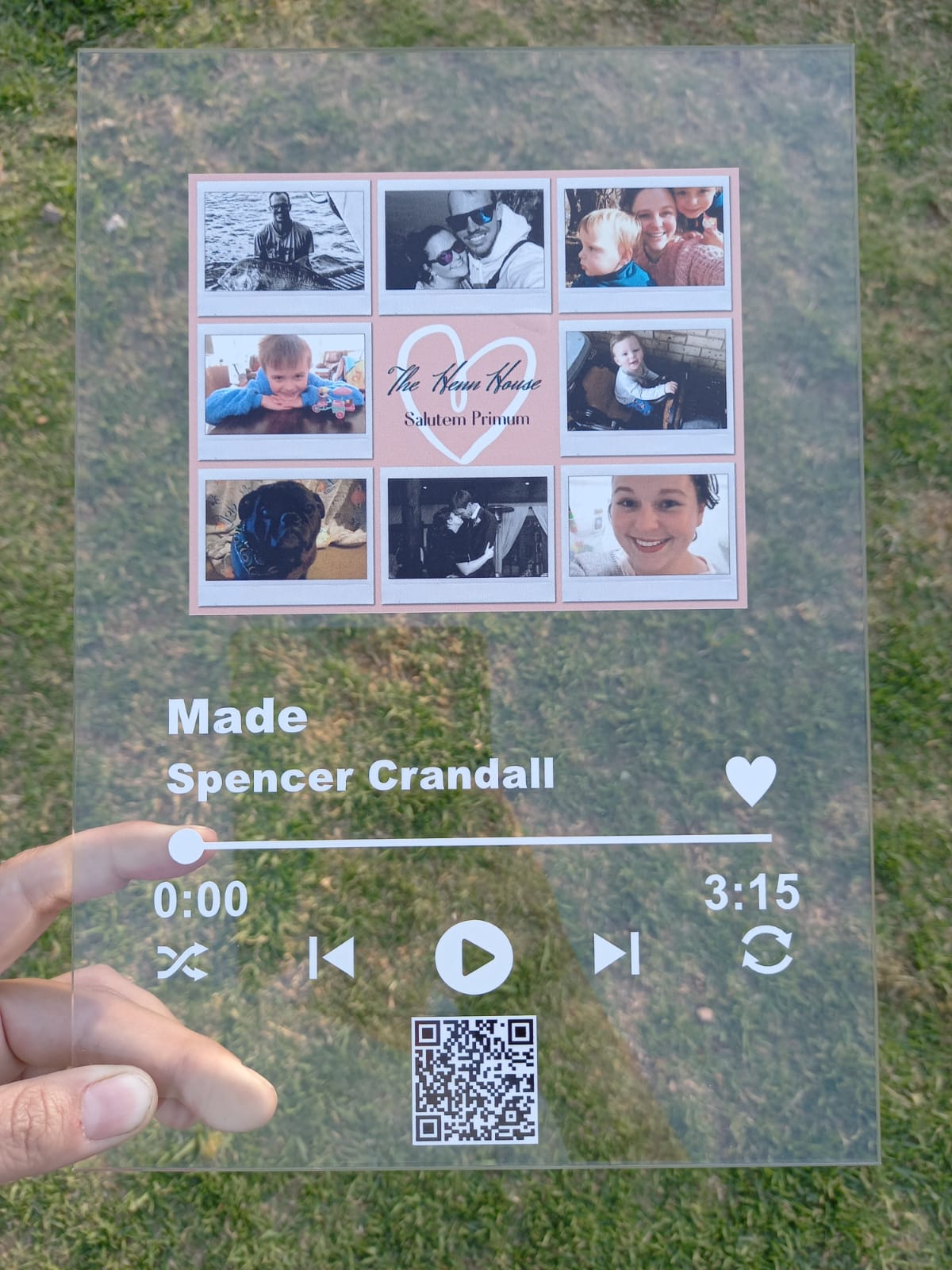 A4 QR Code Acrylic - Venchal Signs